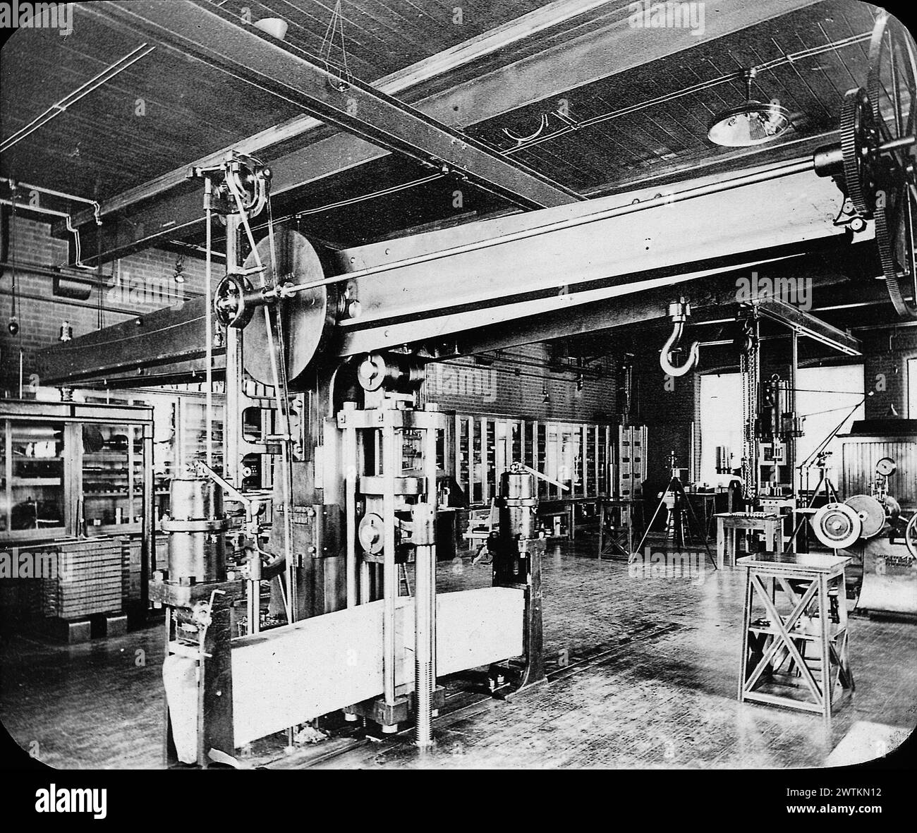 Transparency - 100 Ton testing machine, Macdonald Science Building ...