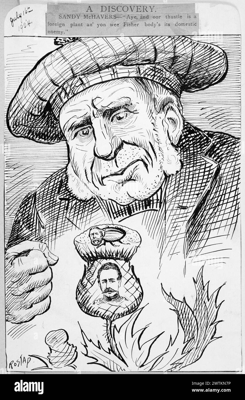 Cartoon - A Discovery Rostap (1866-1949 Stock Photo - Alamy