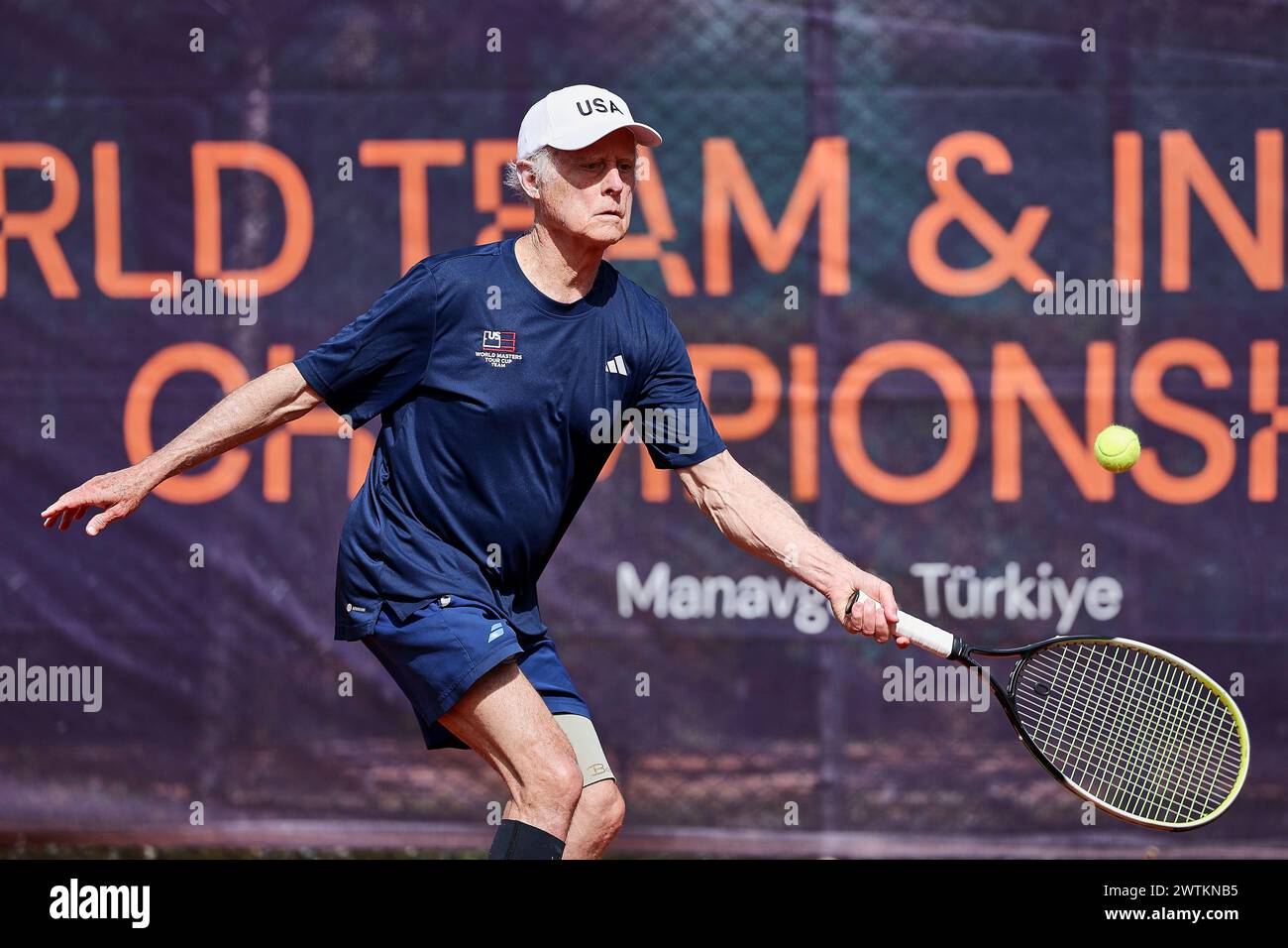 Manavgat, Antalya, Turkey. 18th Mar, 2024. Jody Rush (USA) returns with forehand during the 2024 ...