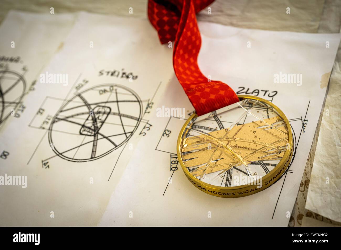 Novy Bor, Czech Republic. 18th Mar, 2024. Glassmakers from Kolektiv ...