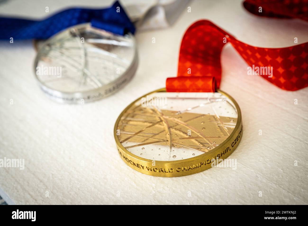 Novy Bor, Czech Republic. 18th Mar, 2024. Glassmakers from Kolektiv ...