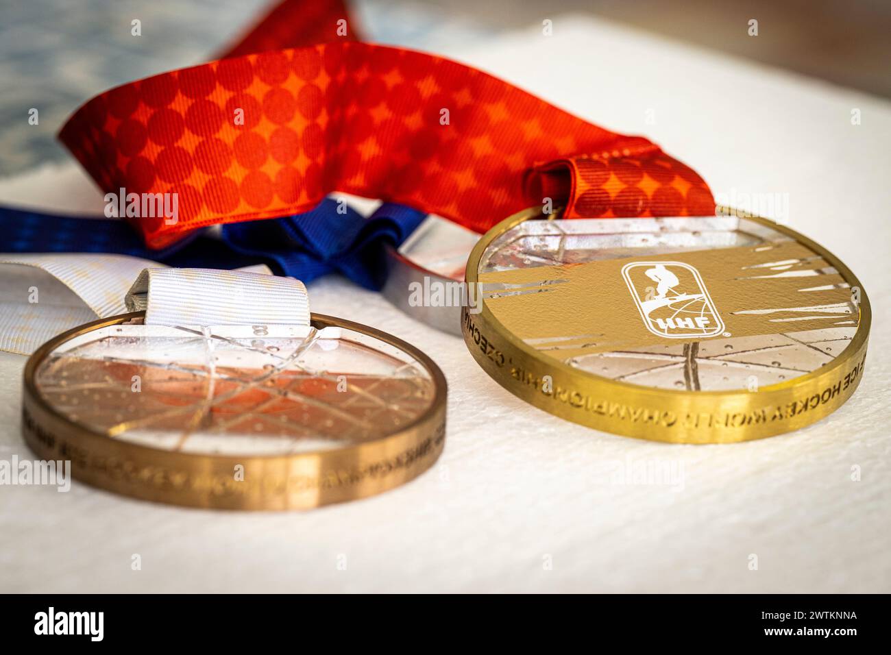 Novy Bor, Czech Republic. 18th Mar, 2024. Glassmakers from Kolektiv ...