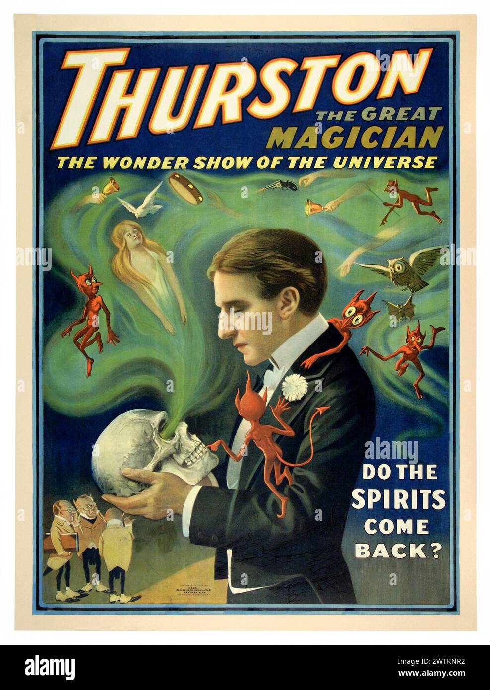Magic poster - Thurston the Great Magician - Do The Spirits Come Back ...