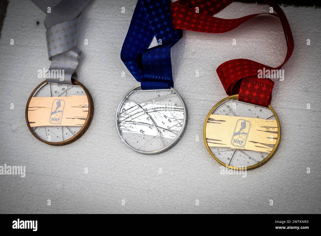 Novy Bor, Czech Republic. 18th Mar, 2024. Glassmakers from Kolektiv ...