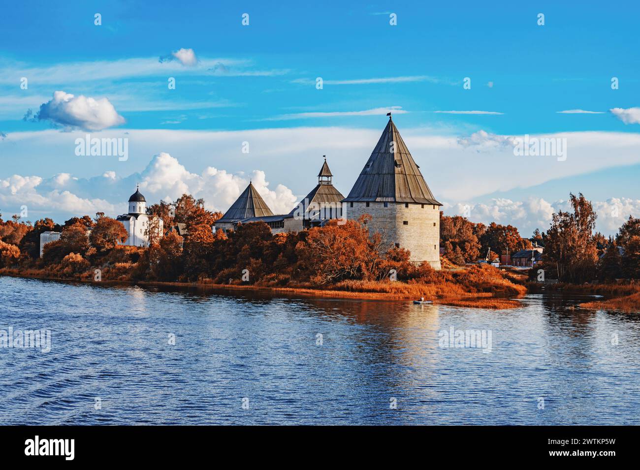 Staraya Ladoga, Leningrad region, Russia. July 23, 2023. View of the ...