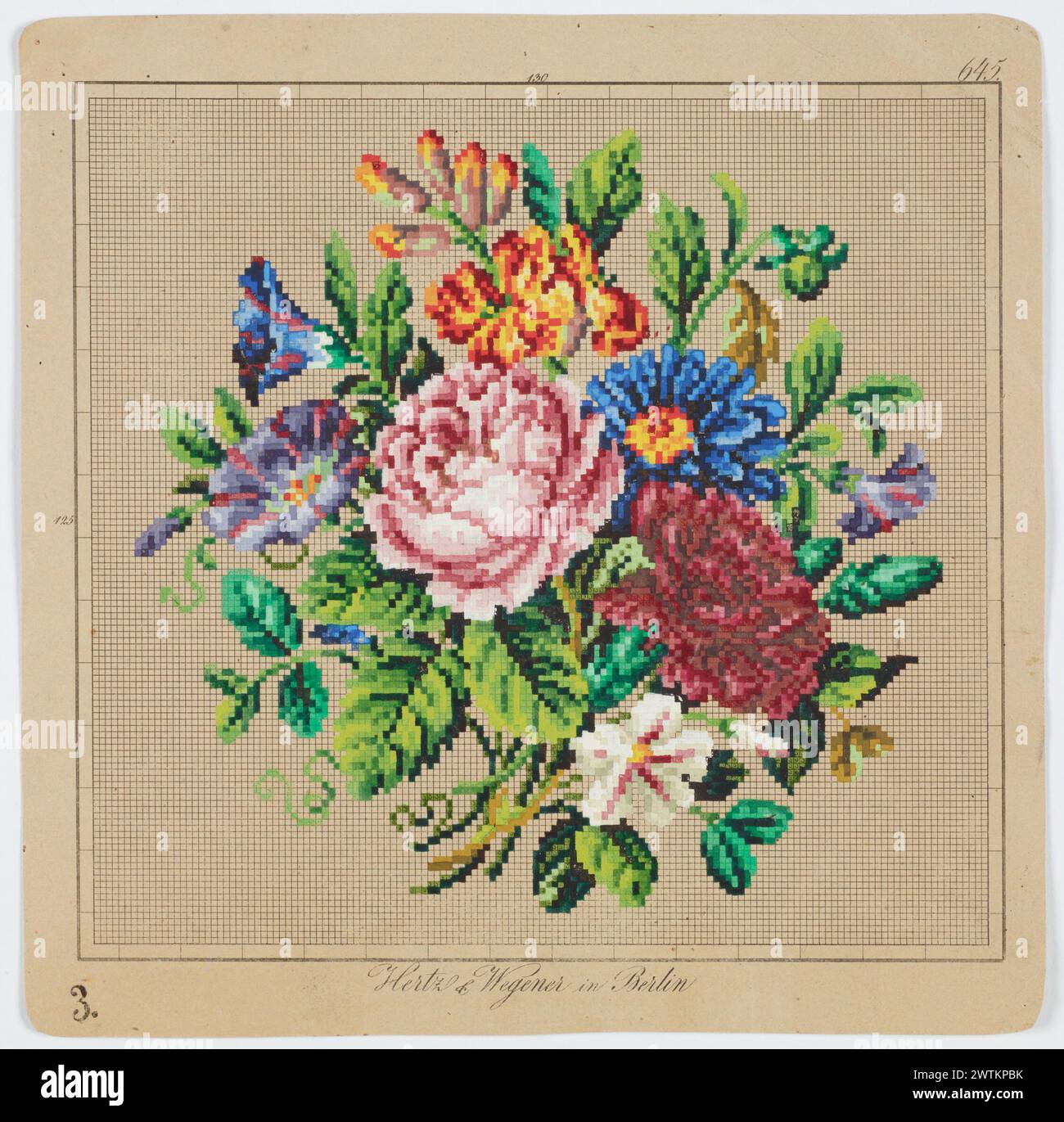 Needlework pattern patterns Stock Photo - Alamy