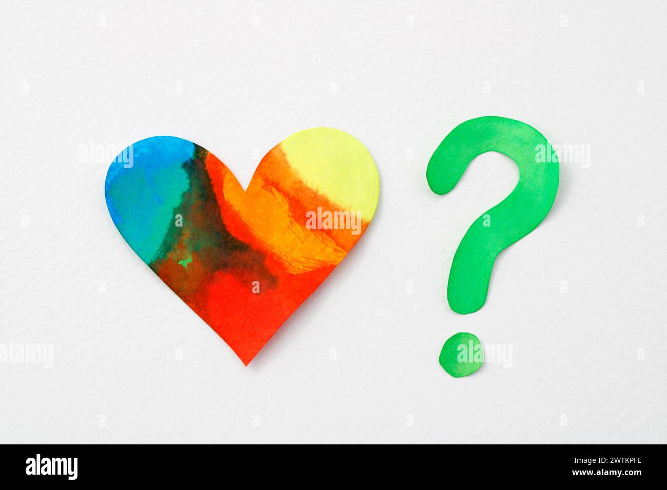 Question mark colorful hi-res stock photography and images - Alamy