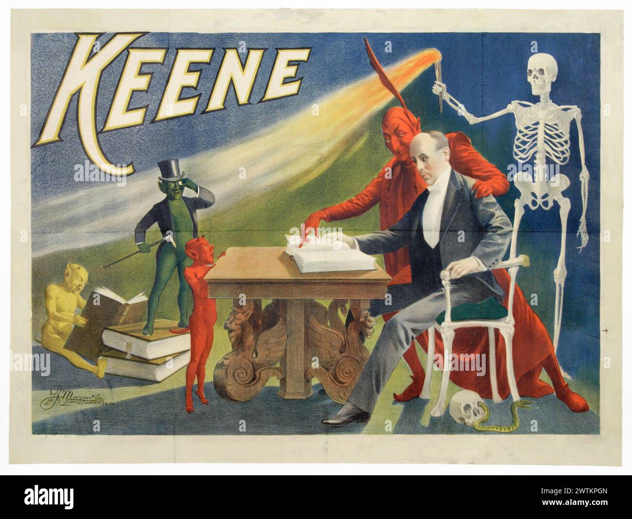 Magic poster - Keene Stock Photo - Alamy