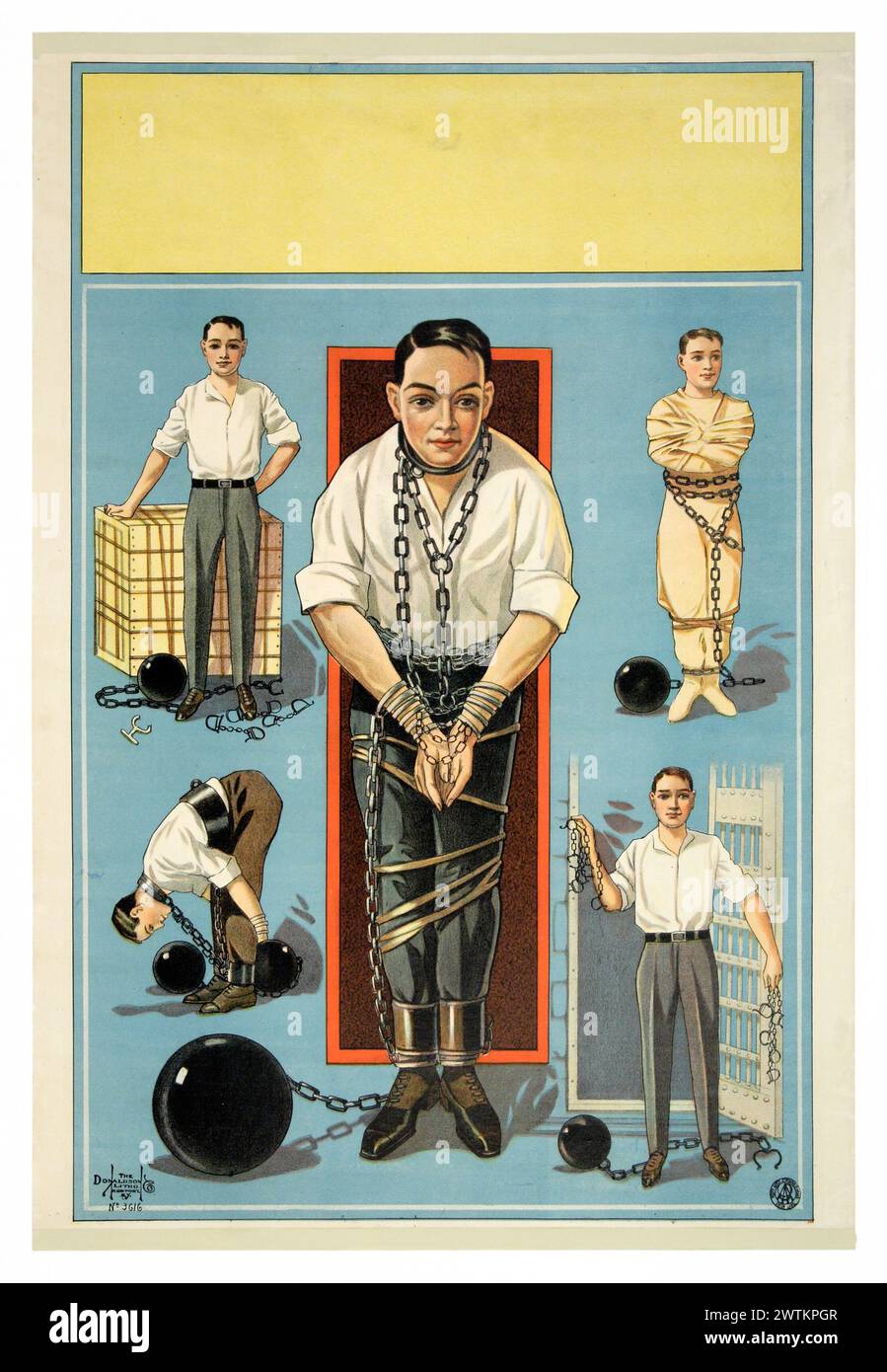 Poster advertising lithograph Cut Out Stock Images & Pictures - Alamy