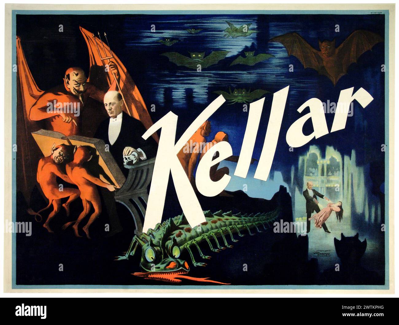 Magic poster - Kellar Stock Photo - Alamy