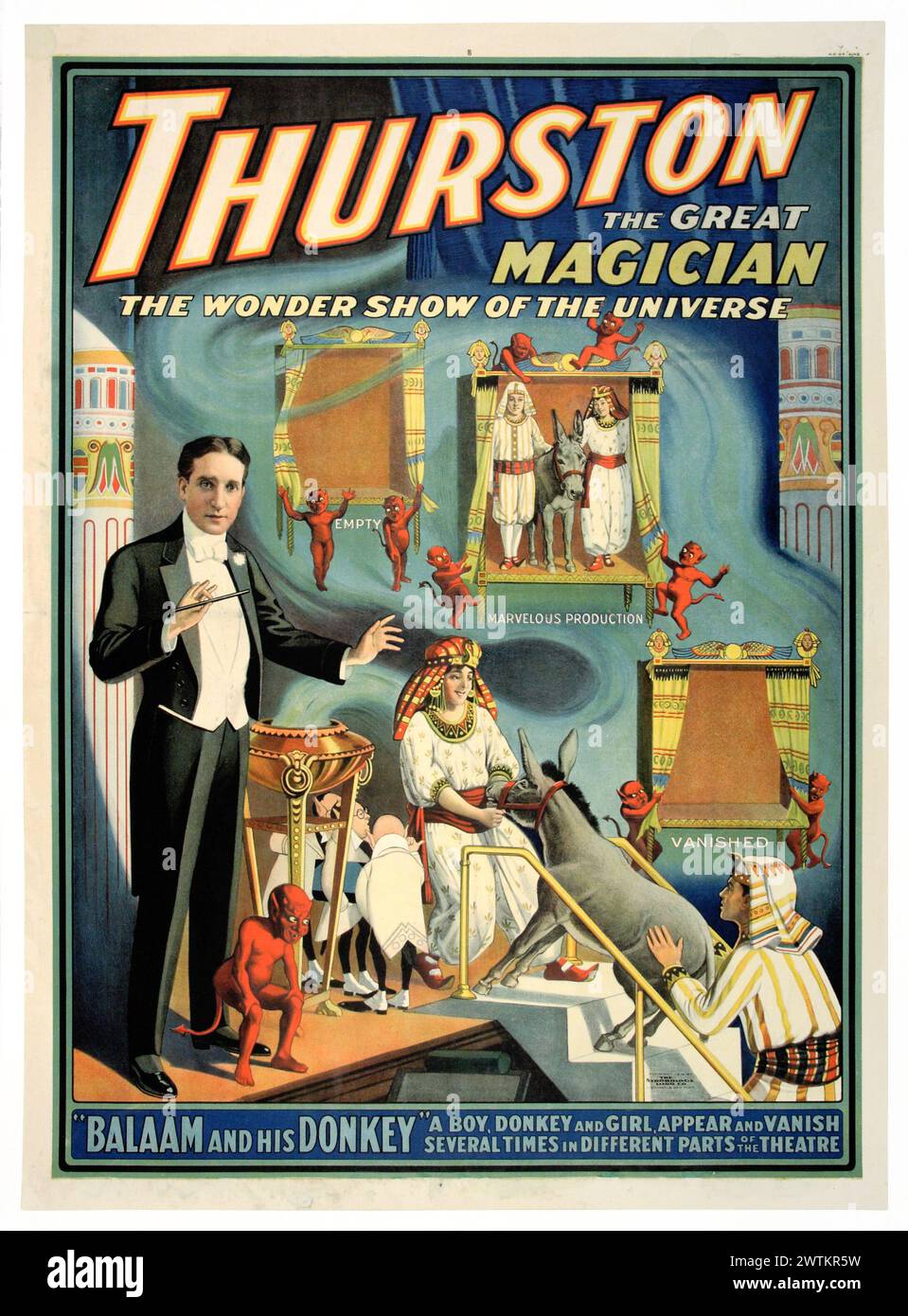 Magic poster - Thurston The Great Magician - Balaam and His Donkey ...