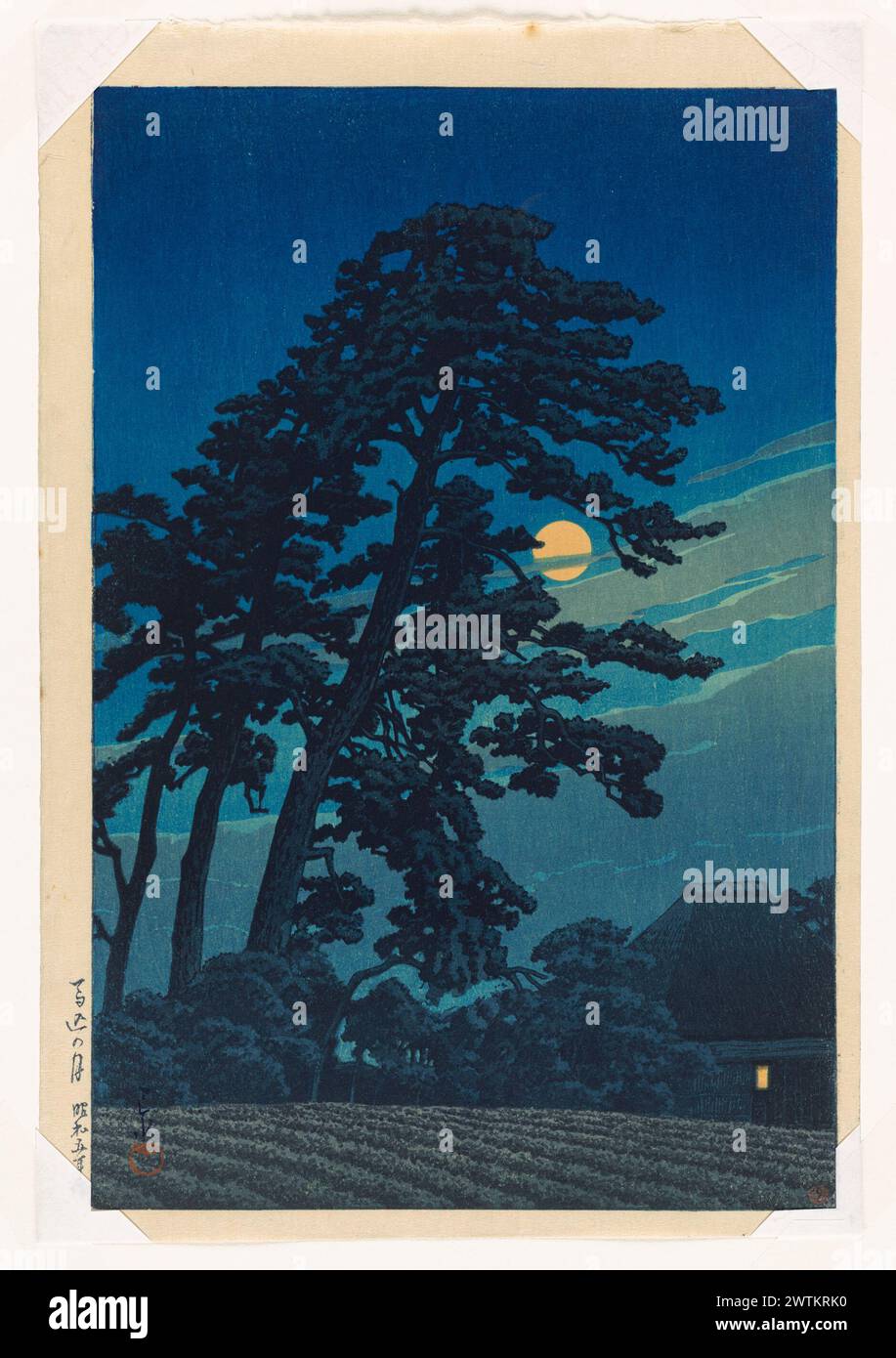 Magome no tsuki (Full moon at Nagome) from the series Tōkyō nijūkei ...