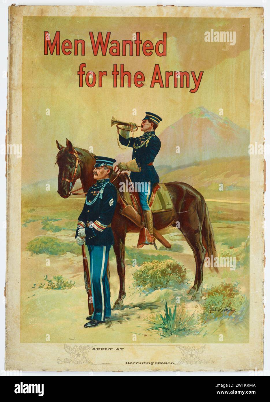 Men wanted army hi-res stock photography and images - Alamy