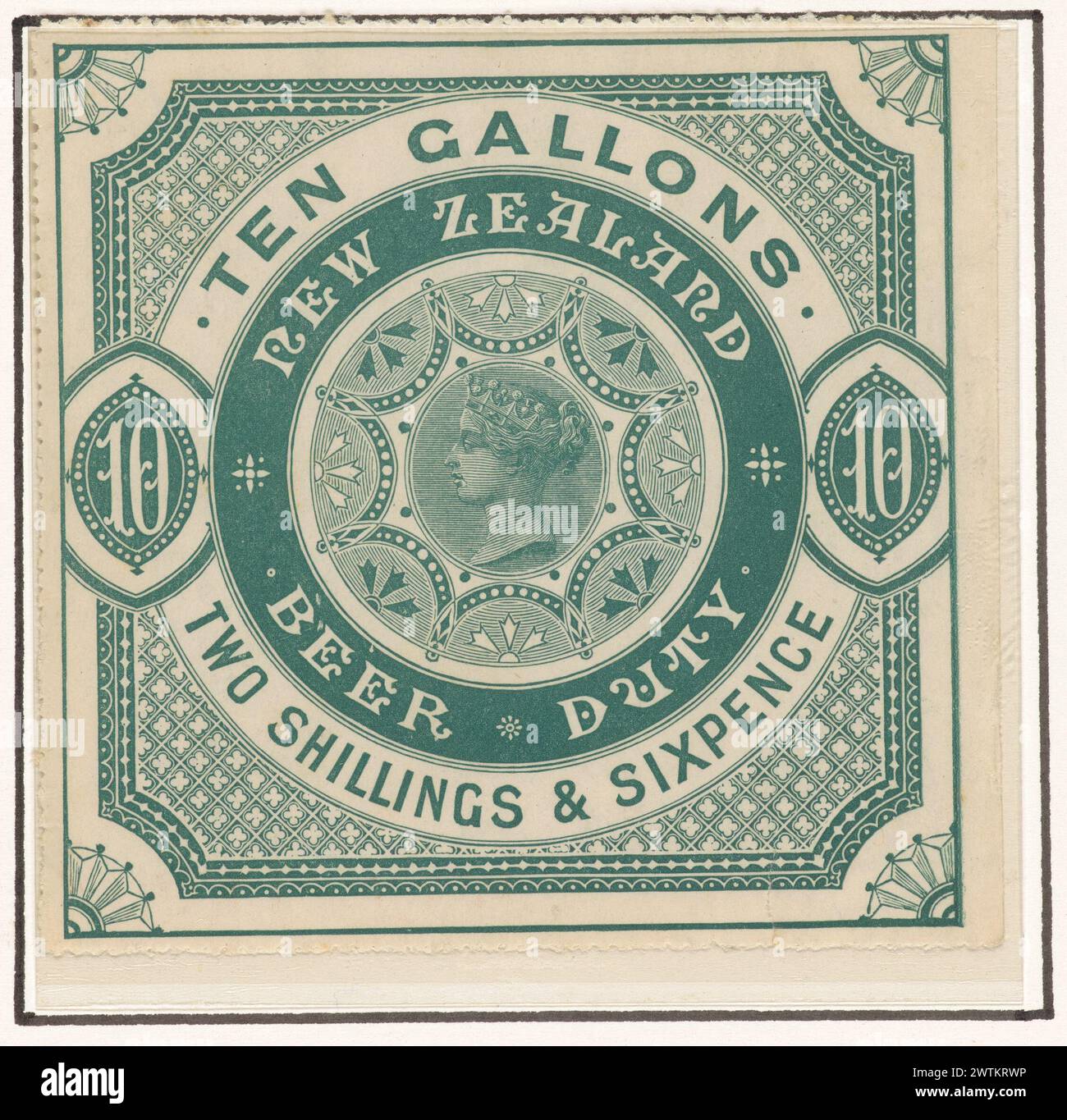 Beer duty stamp hi-res stock photography and images - Alamy