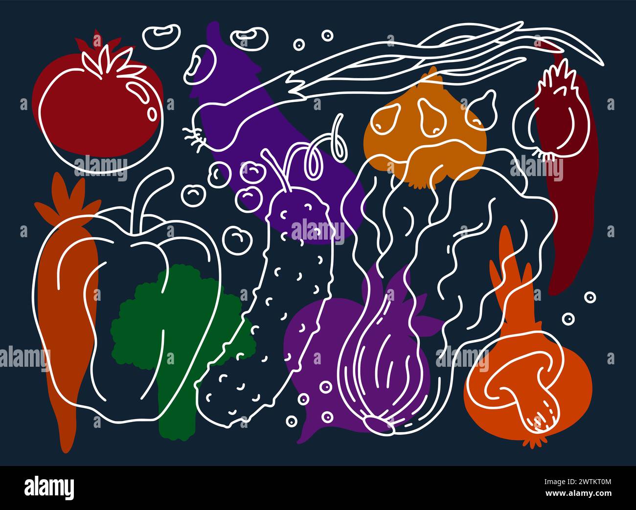 Geometric Shapes In Vegetables