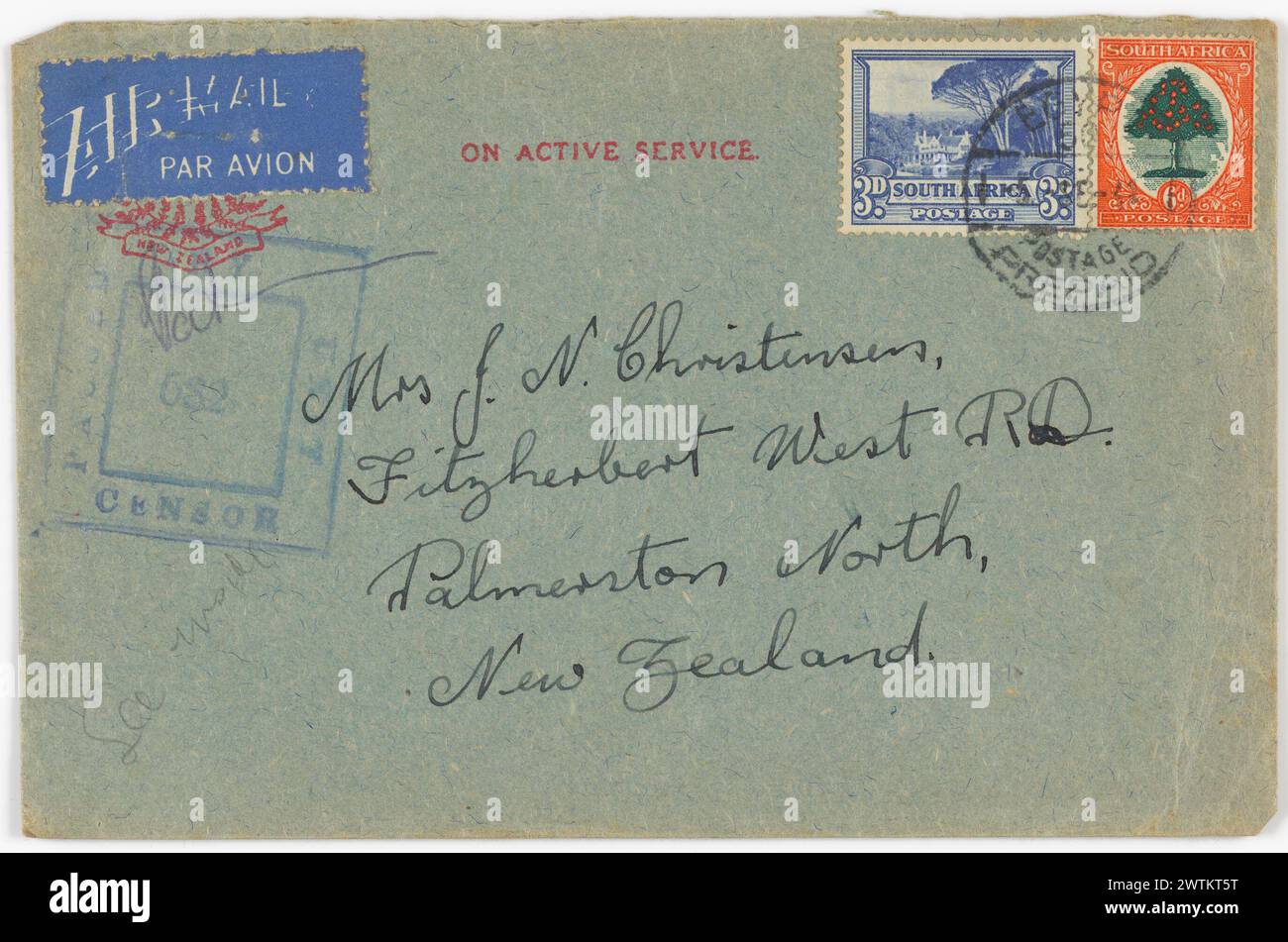 Philatelic 'cover' [envelope], WWII Visual and Verbal Communication ...