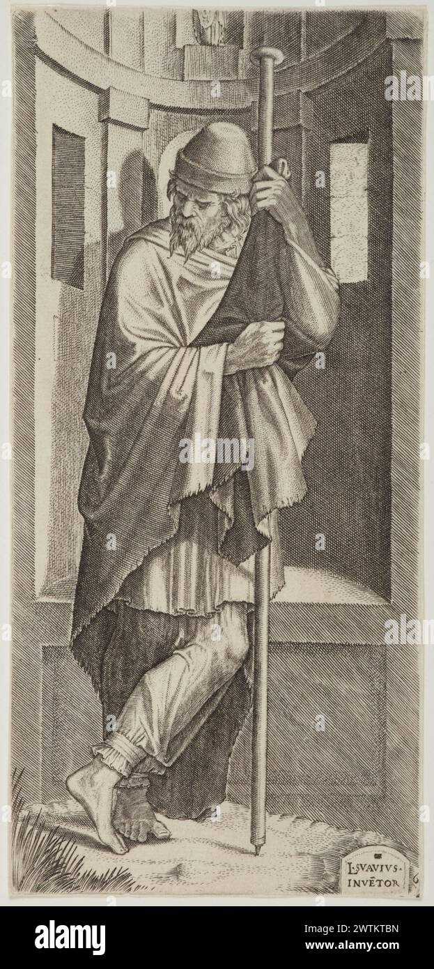 St James Major. Plate 6. From: Christ and the Apostles. prints ...