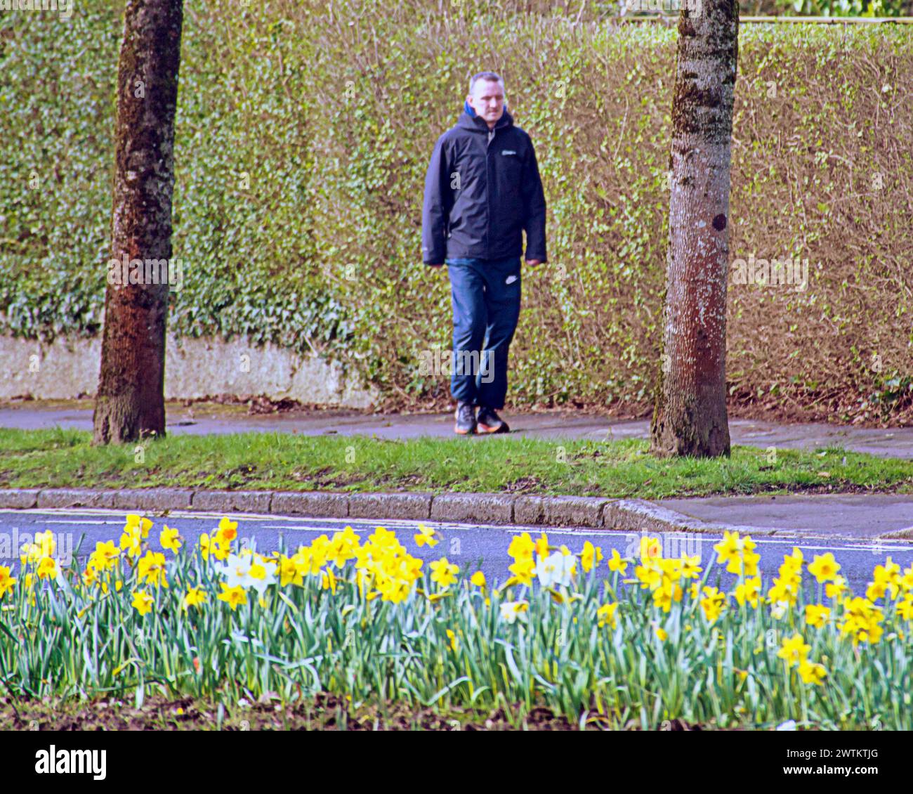 Glasgow, Scotland, UK. 18th March, 2024: UK Weather: A82 great western ...