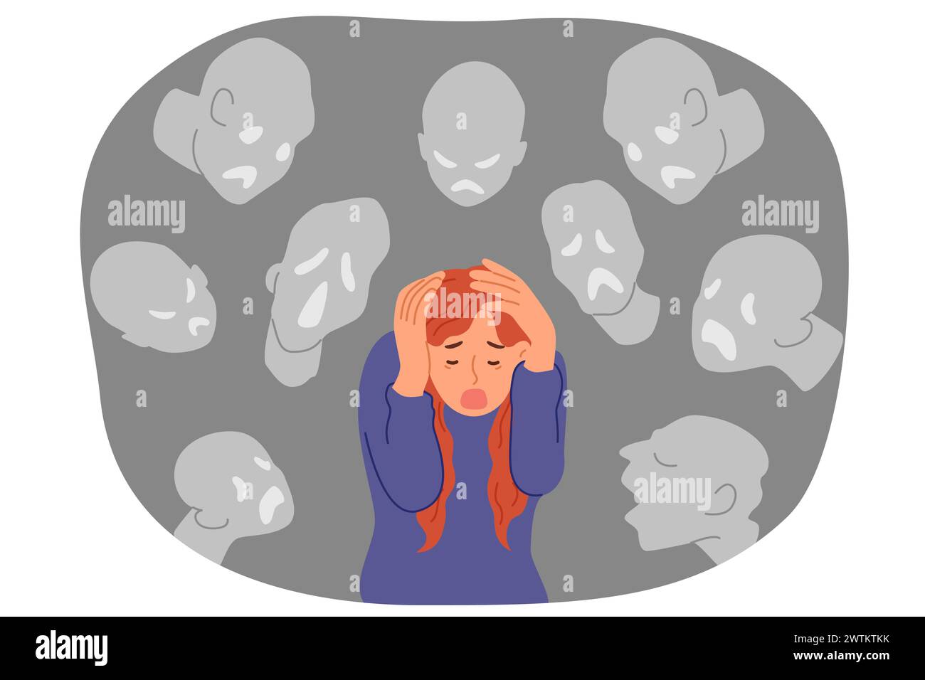 Girl has panic attack caused by hallucinations, causing visions of ...