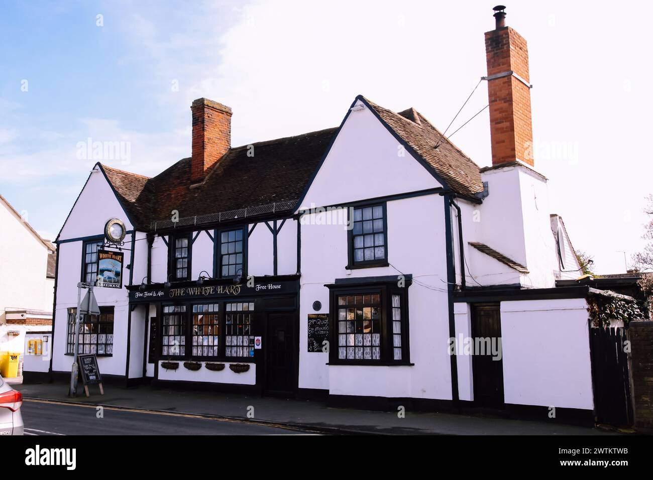 The White Hart public house, Great Wakering, Essex, England, UK, March ...