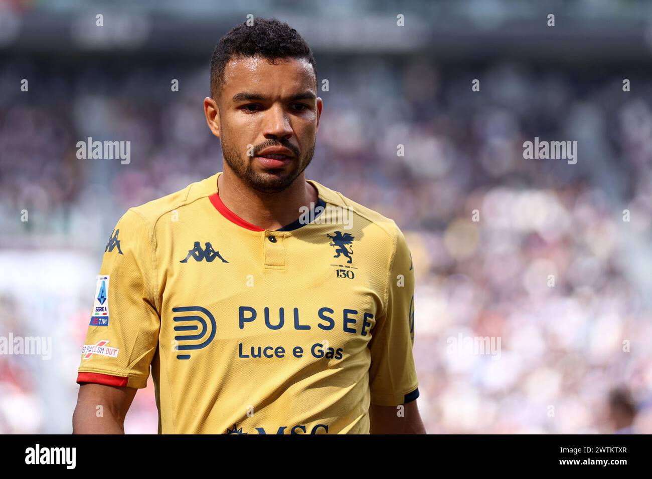 Junior Messias of Genoa Cfc looks on during the Serie A football match ...