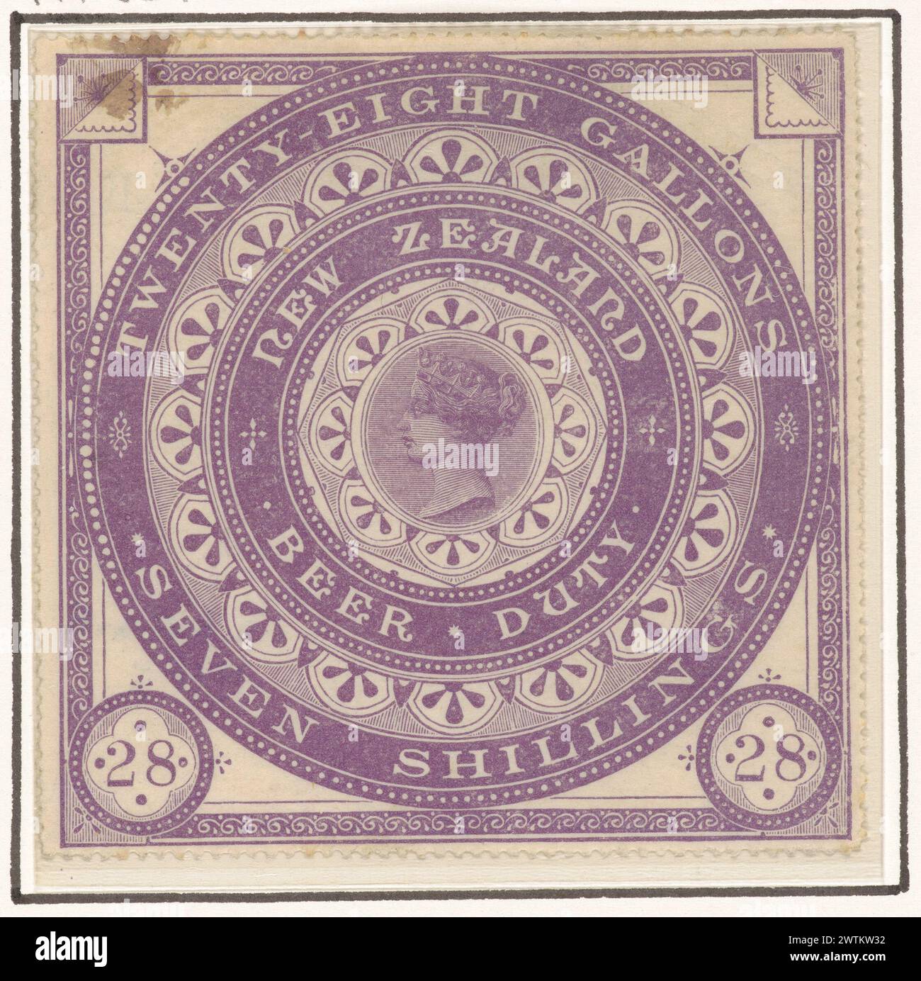 Beer duty stamp hi-res stock photography and images - Alamy