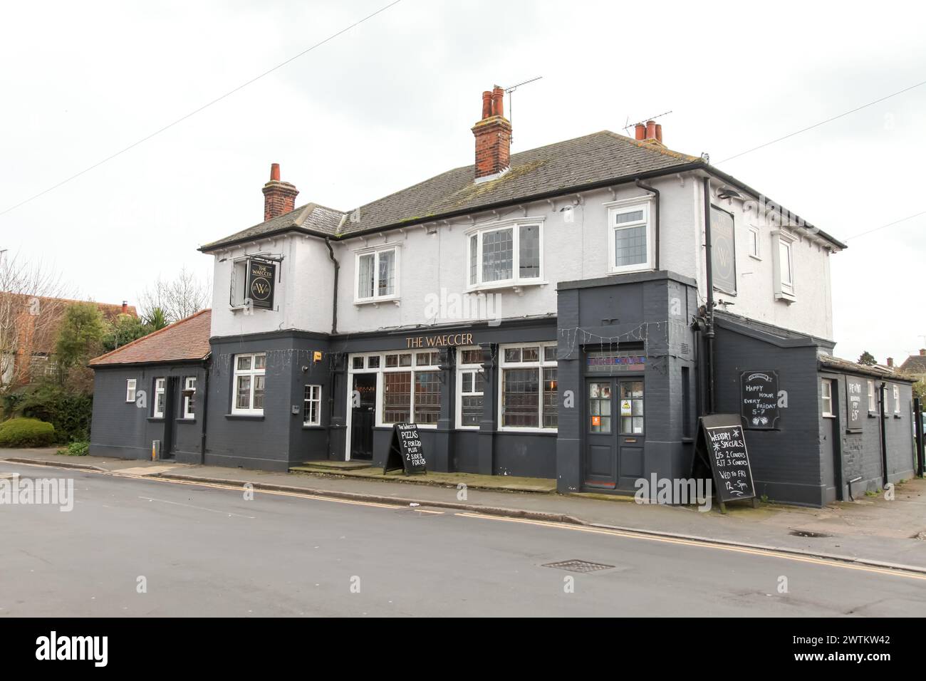 The Waeccer public house, Great Wakering, Essex, England, UK, March ...