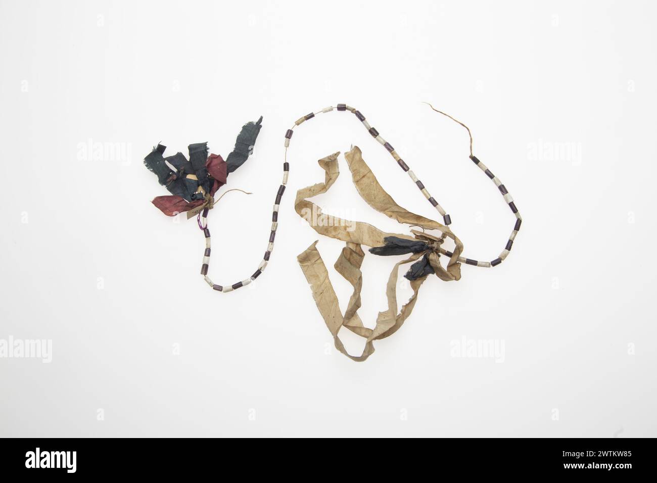 Wampum string Stock Photo - Alamy