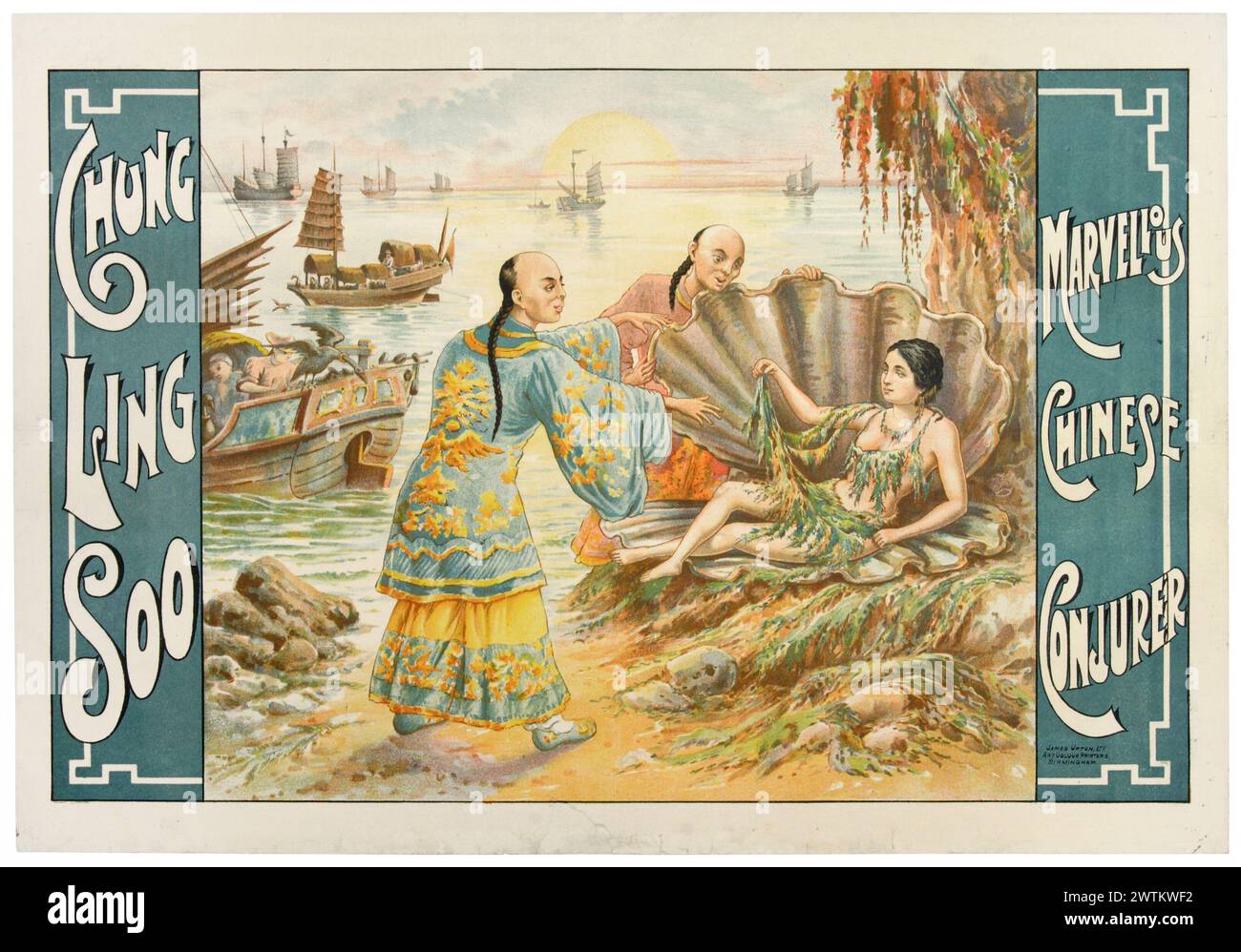 Magic poster - Chung Ling Soo Marvellous Chinese Conjurer Stock Photo ...