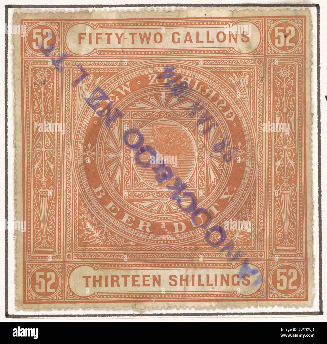 Beer duty stamp hi-res stock photography and images - Alamy