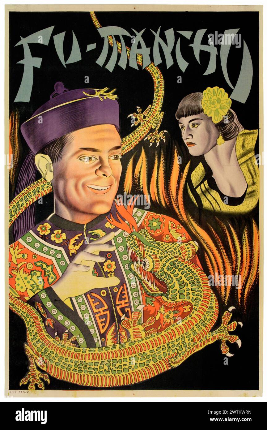 Fu manchu poster hi-res stock photography and images - Alamy