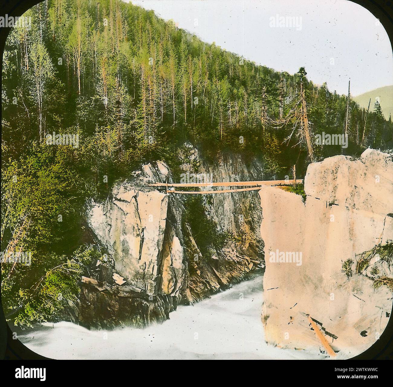 Transparency - Gates of Beaver River, BC, about 1910 Stock Photo - Alamy