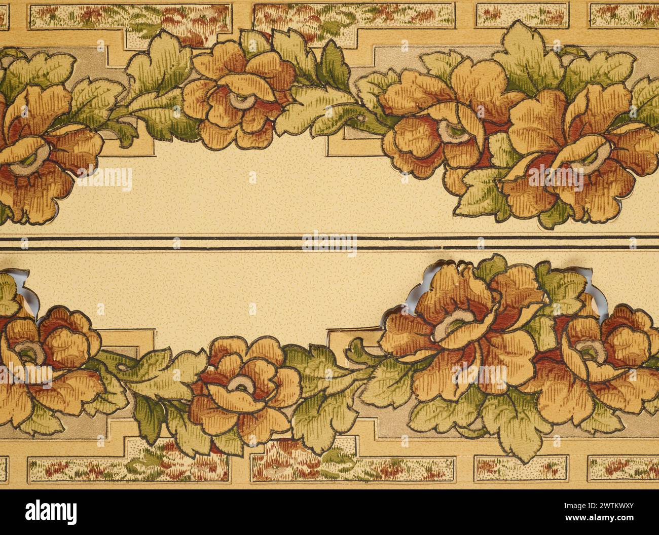 Wallpaper borders wallpapers Stock Photo - Alamy