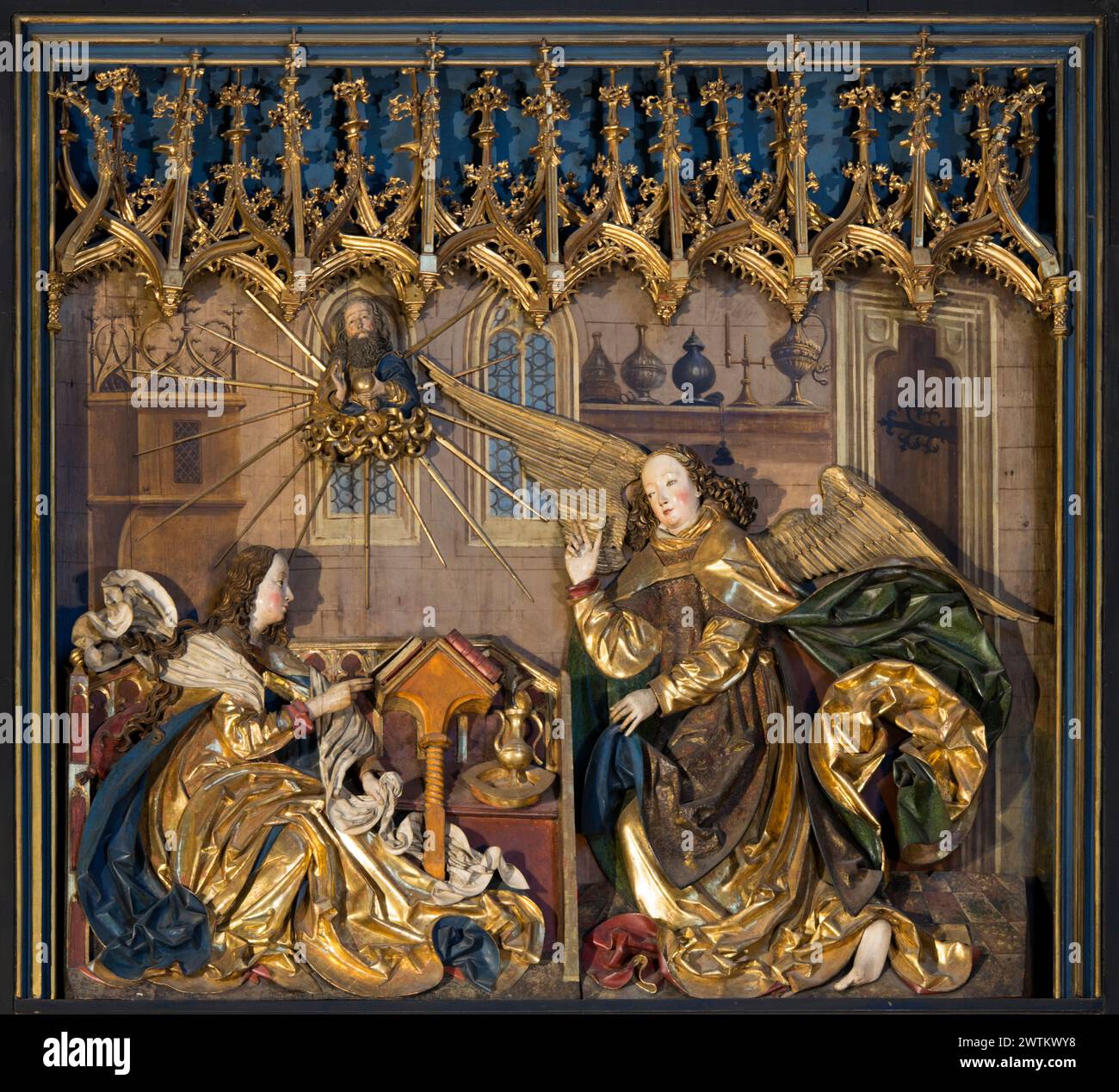 Veit Stoss altarpiece, St. Mary's Basilica, Krakow, Old Town, Poland ...