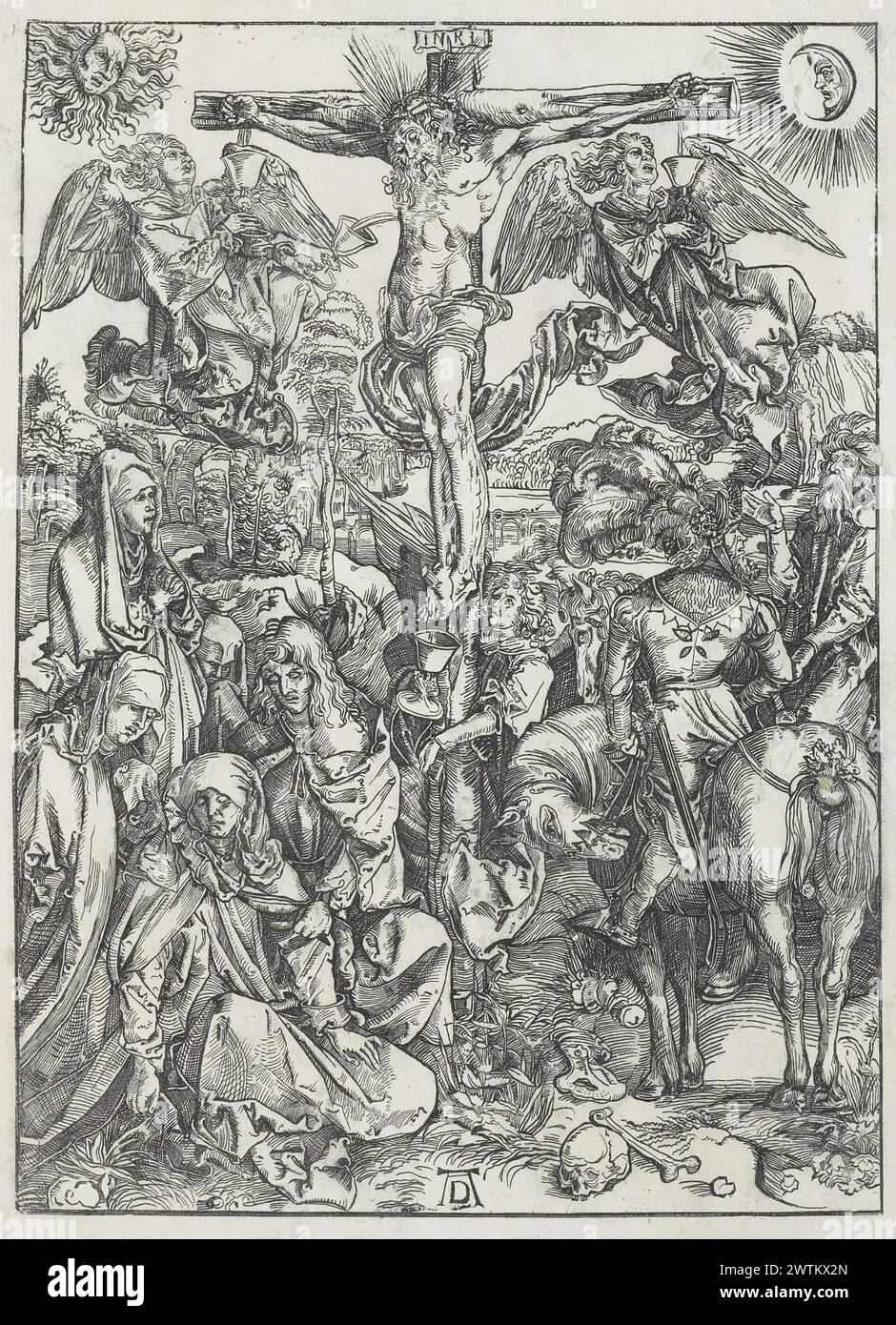 Crucifixion. From: The large Passion. prints, woodcuts, works on paper ...