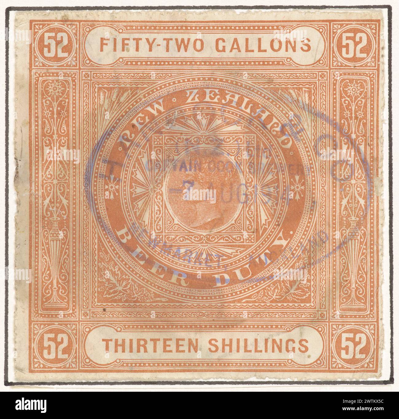 Beer duty stamp hi-res stock photography and images - Alamy