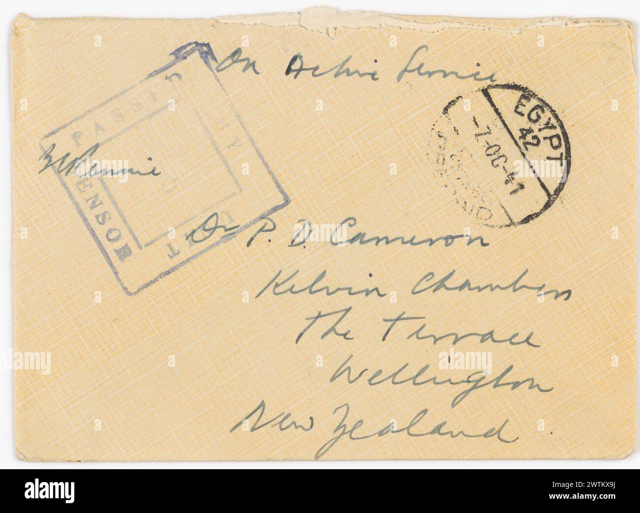 Philatelic 'cover' [envelope], WWII Visual and Verbal Communication ...
