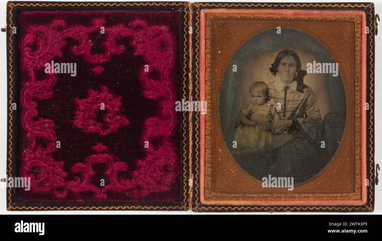Ambrotype - Portrait of an unidentified woman with child, 1850-1870 ...