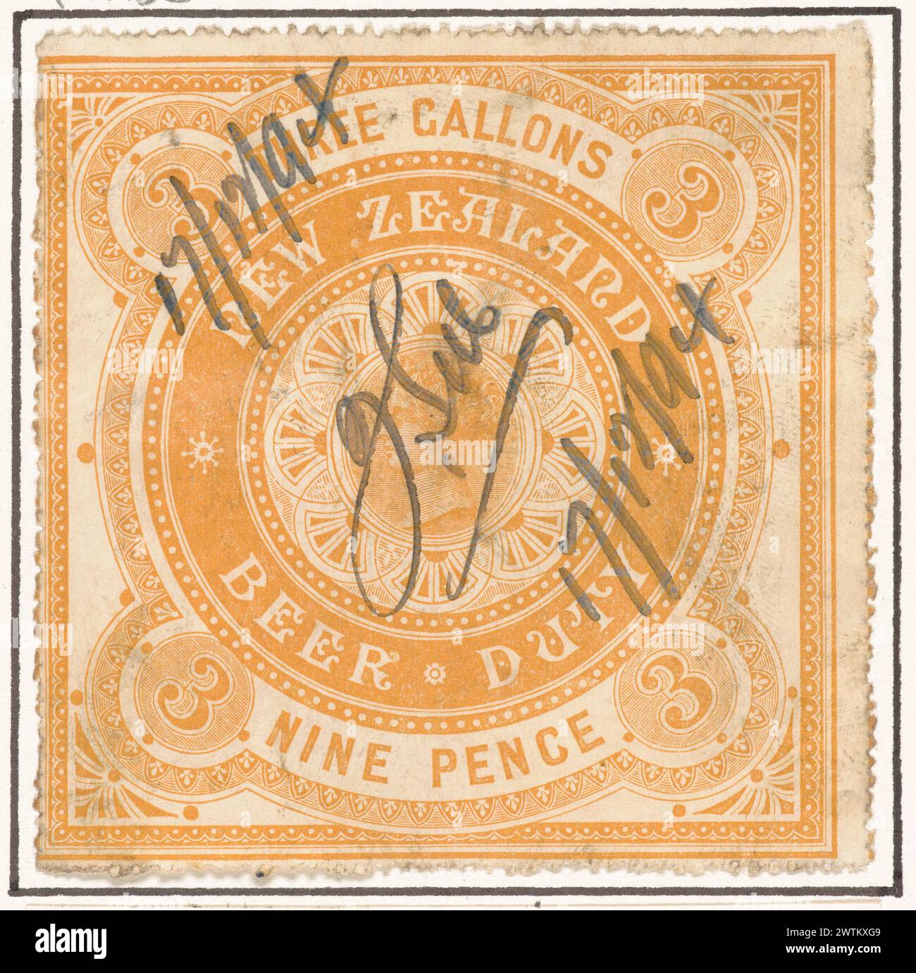 Beer duty stamp hi-res stock photography and images - Alamy