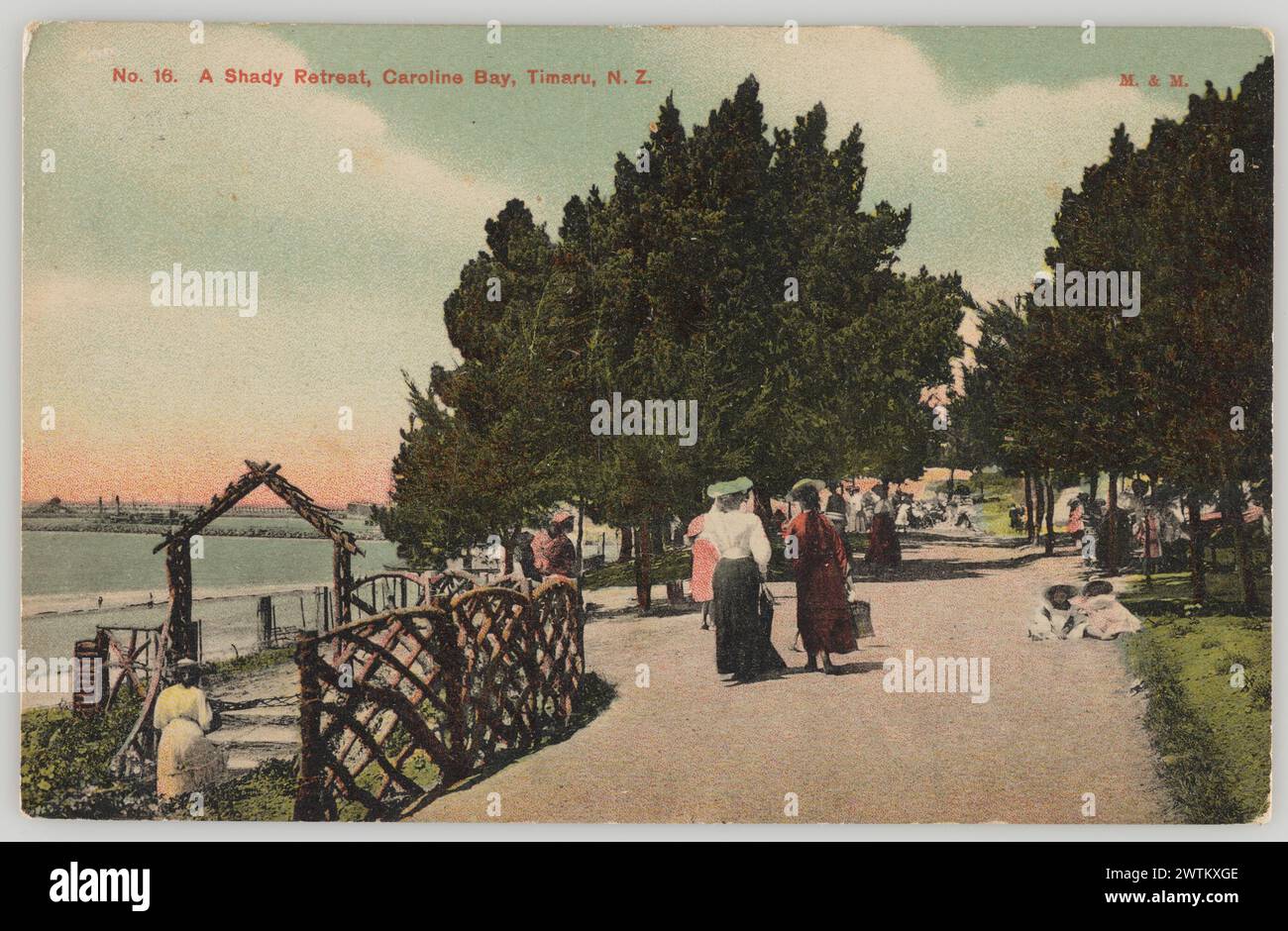 A Shady Retreat, Caroline Bay, Timaru, New Zealand photographic ...
