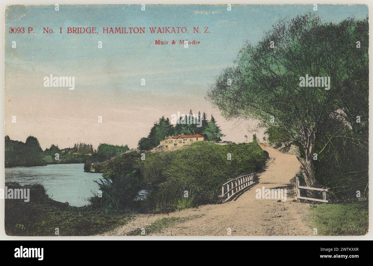 Number One Bridge, Hamilton, New Zealand picture postcards, landscapes ...