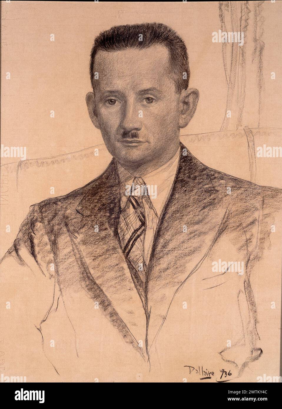 Drawing - Portrait of Notary Leonce Lévesque Stock Photo - Alamy