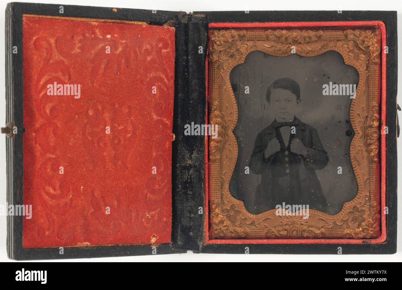 Ambrotype - Portrait of an unidentified boy, 1850-1870 Stock Photo - Alamy