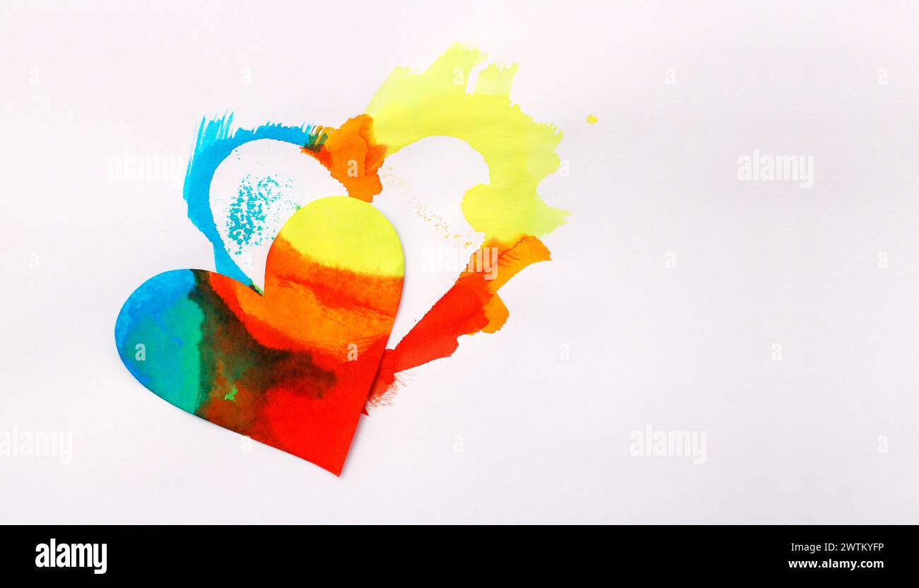 Heart that moves and finds a complement in its depths Stock Photo - Alamy