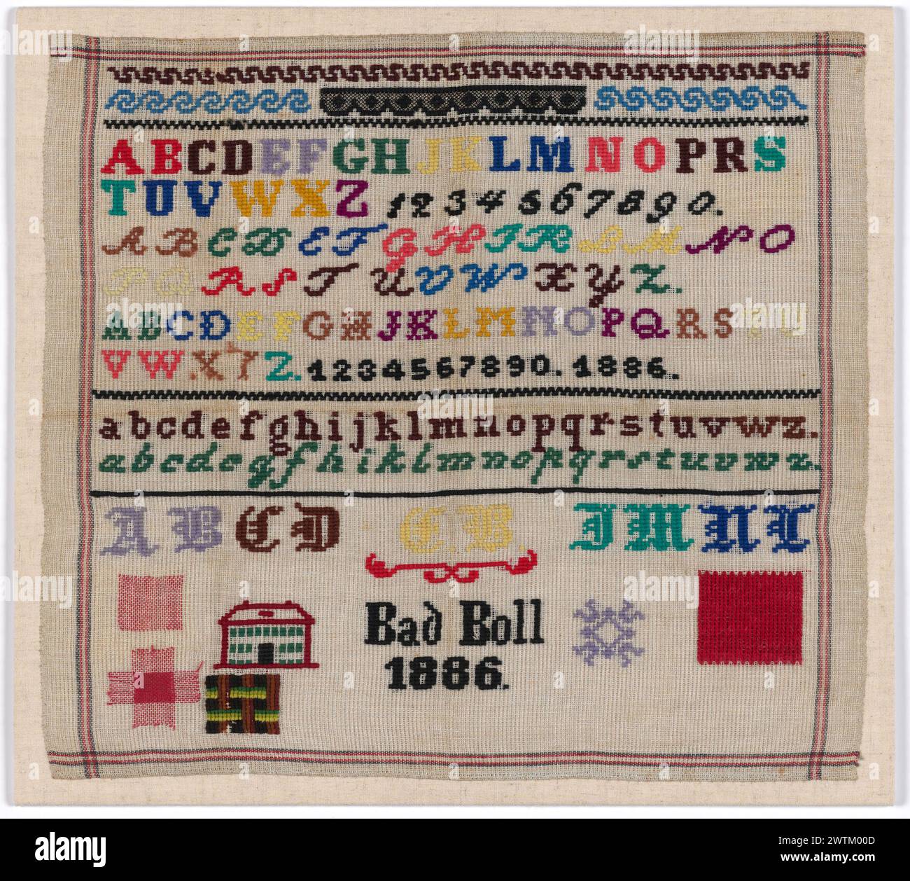 Sampler embroidery hi-res stock photography and images - Alamy