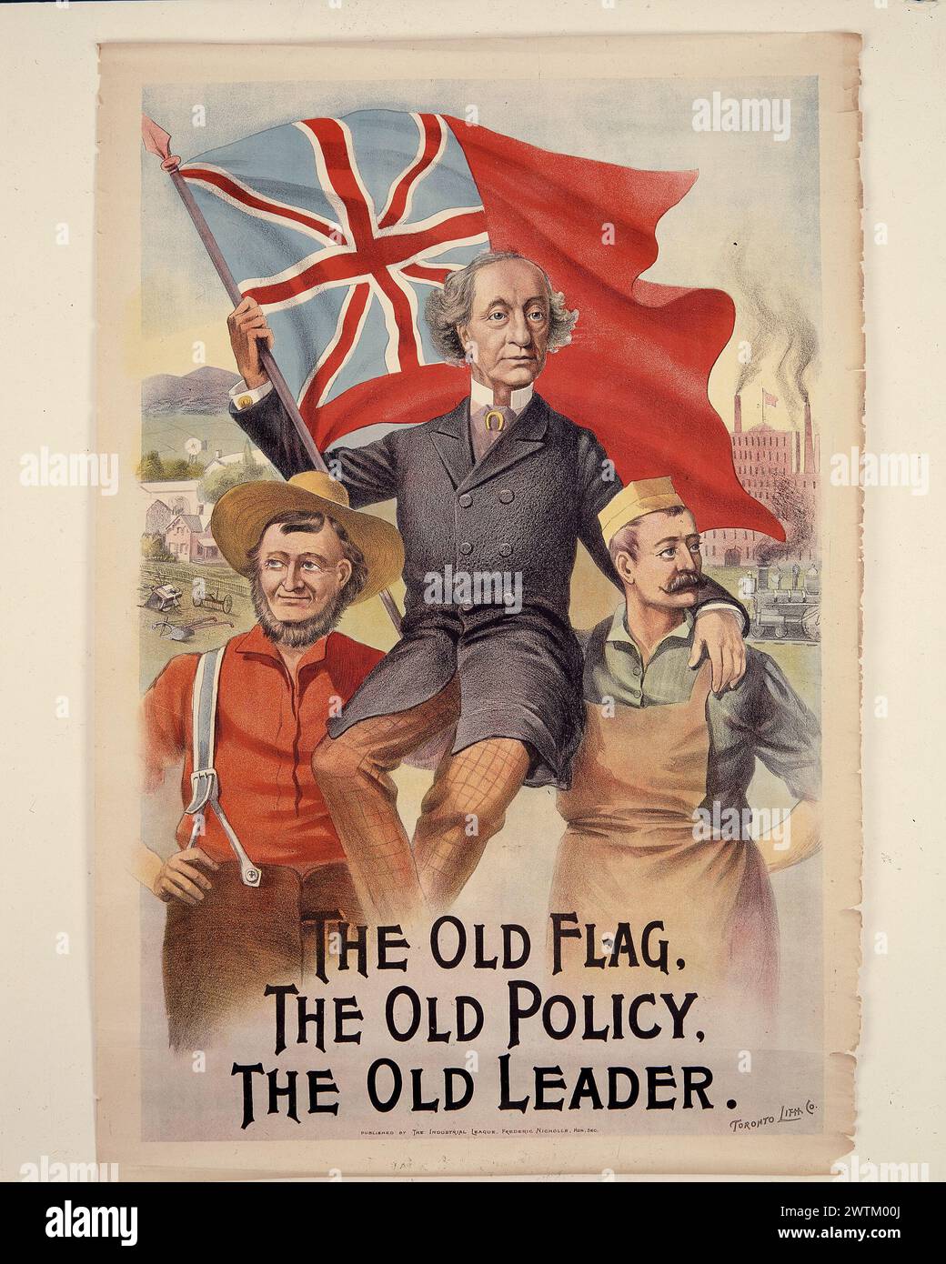 Poster - The Old Flag, The Old Policy, The Old Leader Anonymous Stock ...