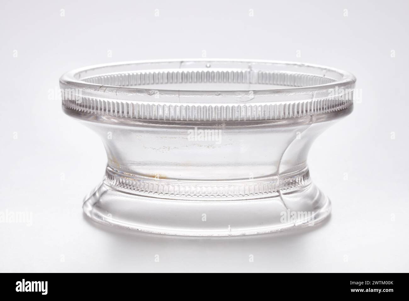 Nappy - Nova Scotia Ribbed Band pattern Humphreys Glass Company ...