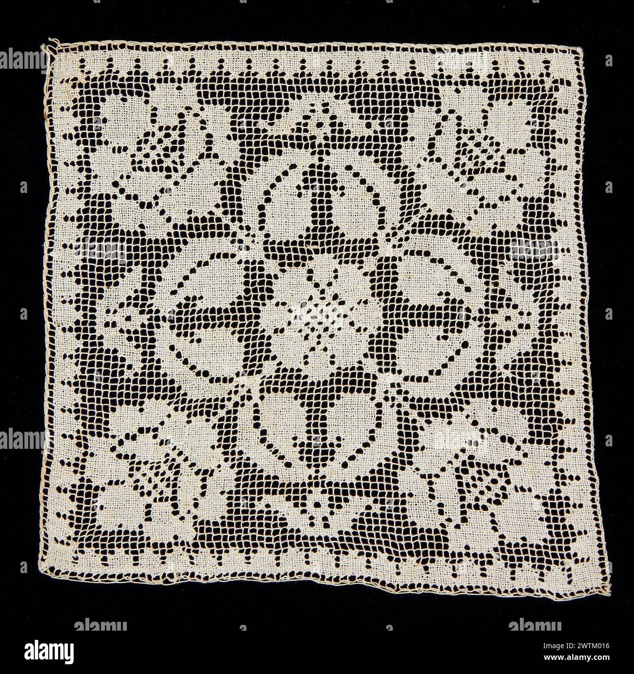 Filet lace hi-res stock photography and images - Alamy