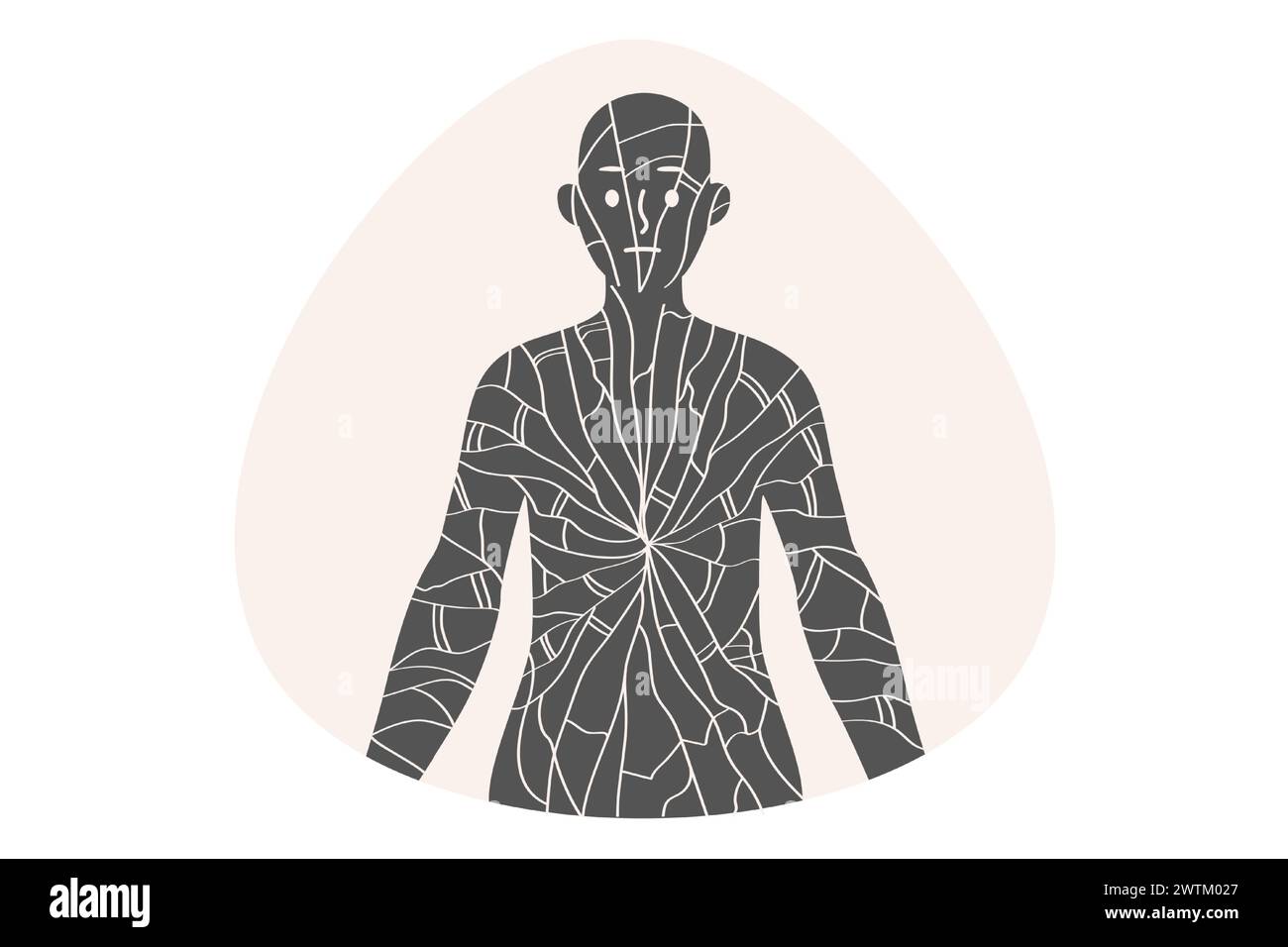 Fear trauma Stock Vector Images - Alamy