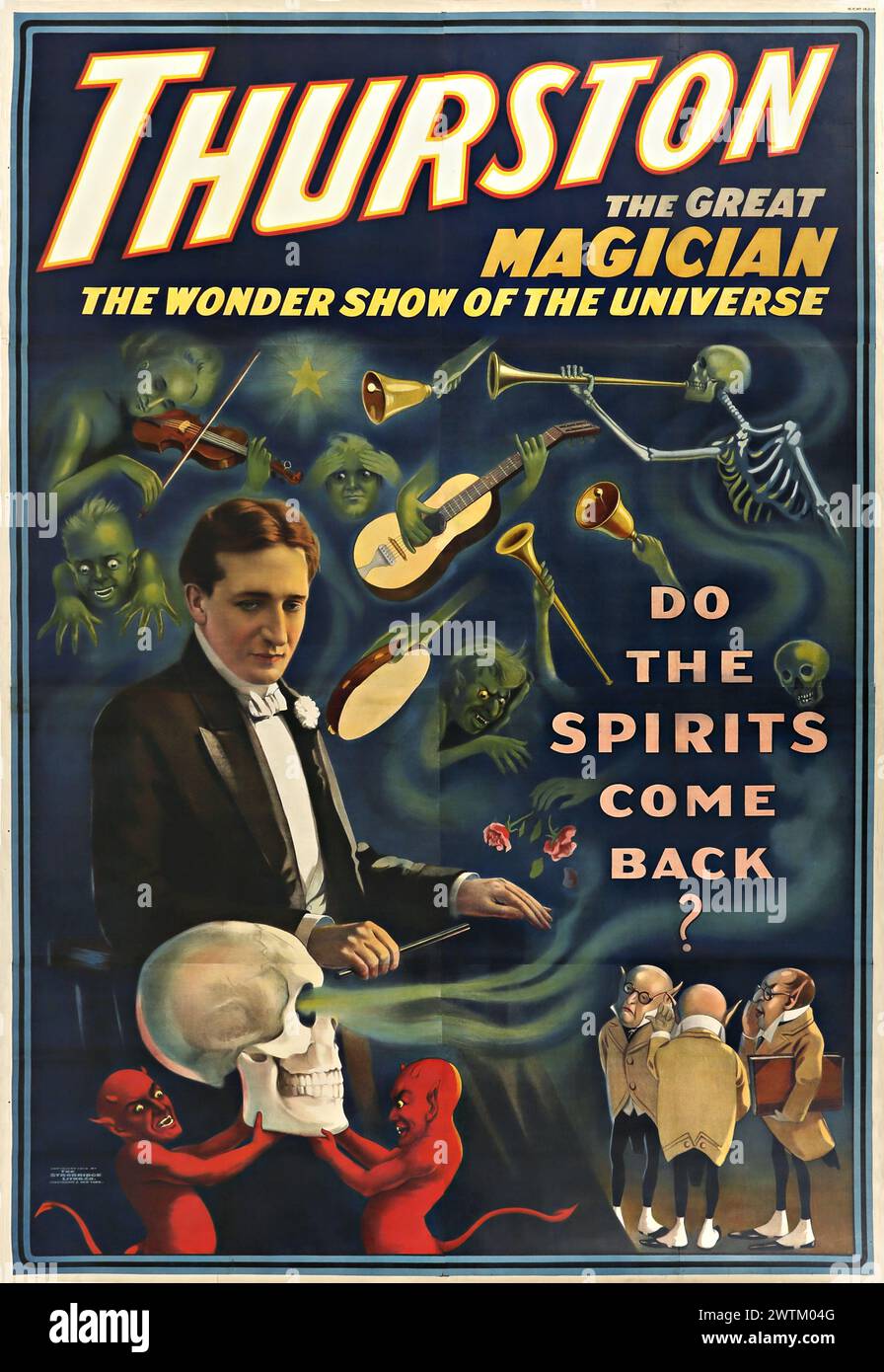Thurston magic poster hi-res stock photography and images - Alamy